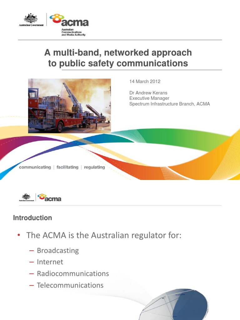 A Kerans Apco Presentation | PDF | Radio Spectrum | Telecommunication