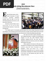 Sample Alumni Homecoming Program | PDF