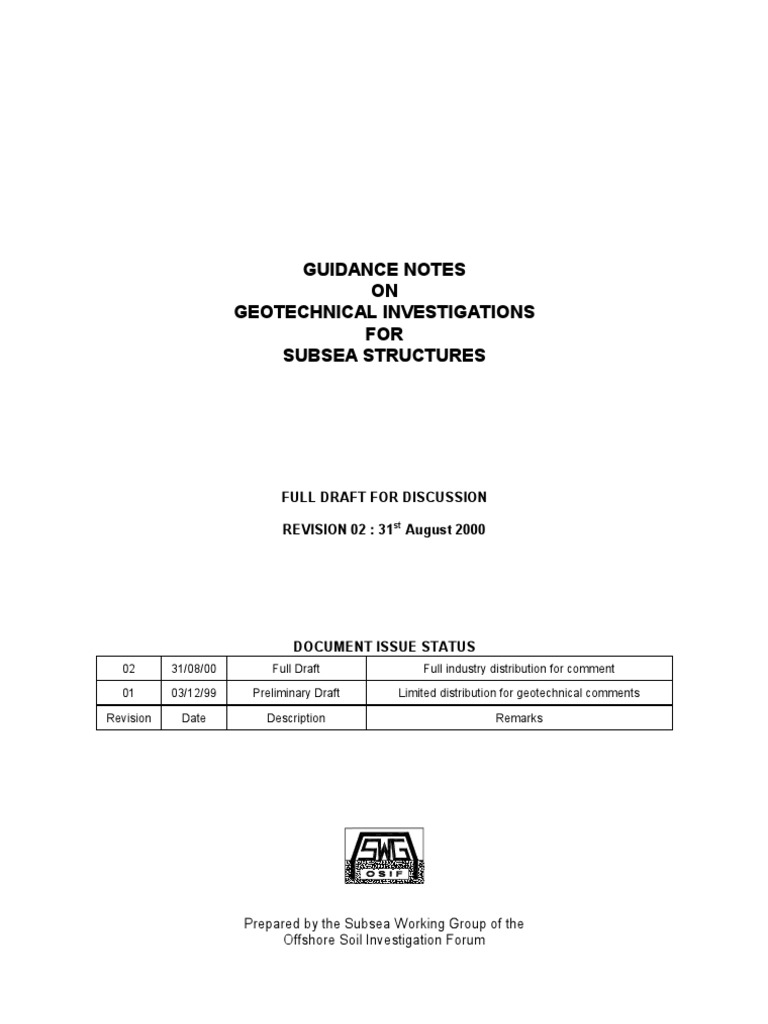 Subsea Survey | PDF | Geotechnical Engineering | Deep Foundation