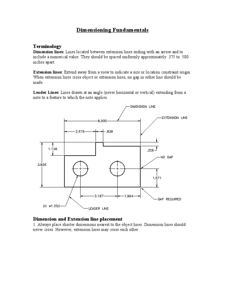 Dimensioning Practices Pdf Dimension Geometry