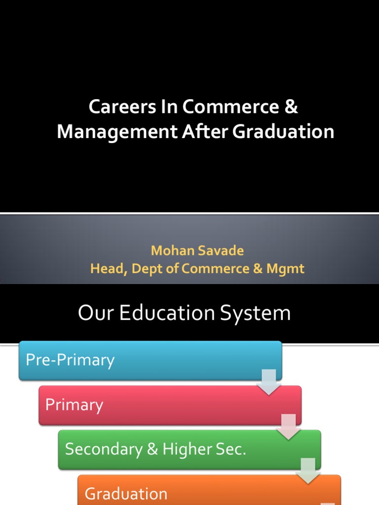 MBA and Career Paths in Commerce | PDF | Master Of Business ...