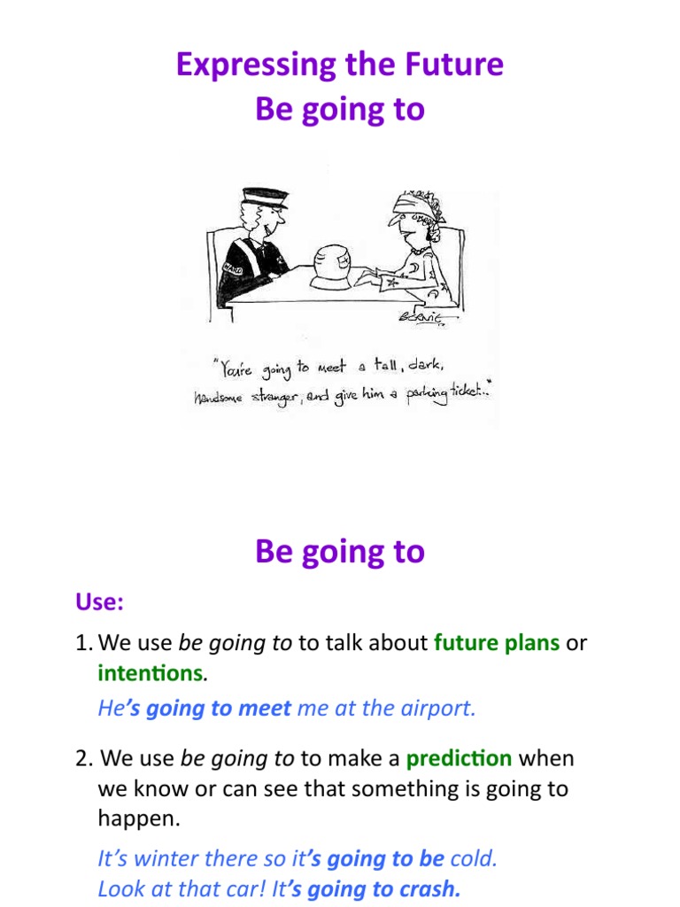 Plans and Predictions (Be Going To) | PDF