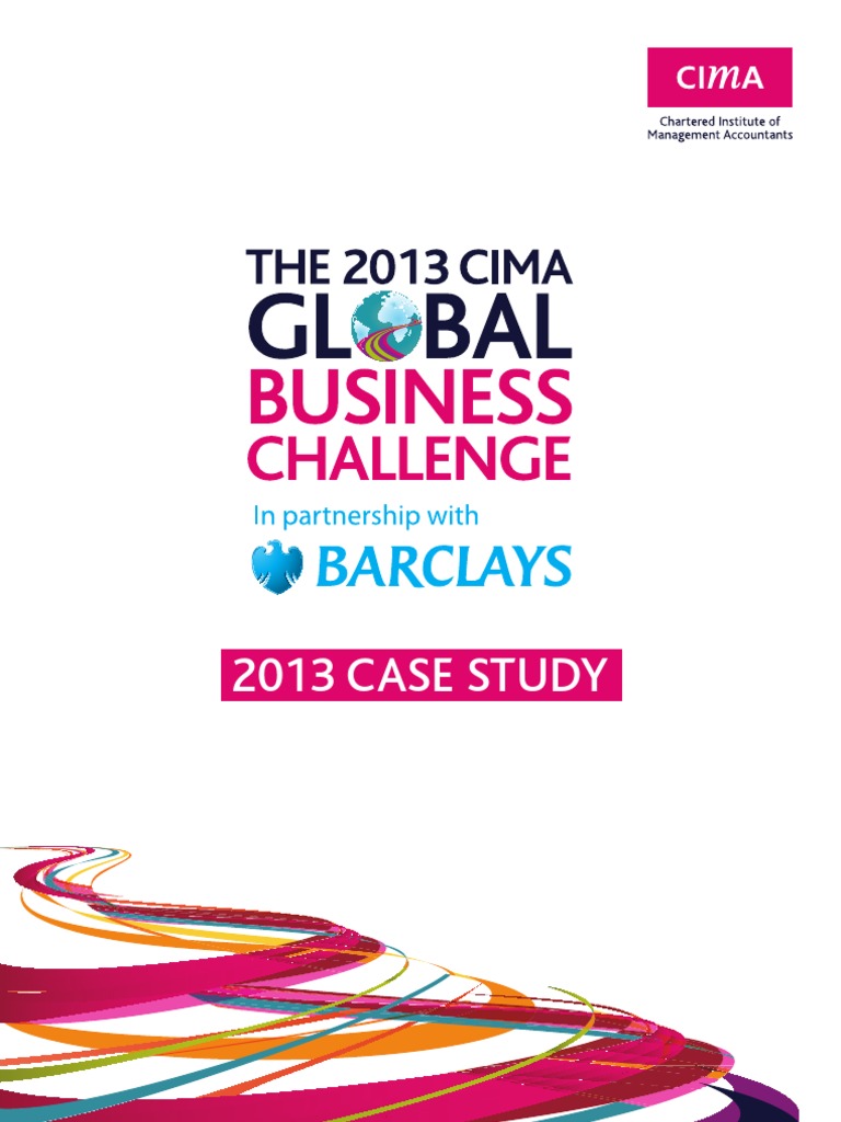 The 2013 CIMA GLOBAL BUSINESS CHALLENGE | PDF | Retail | Inventory