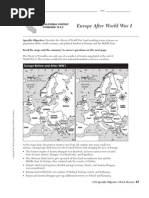 Map Before and After Wwi | PDF | World War I | Europe
