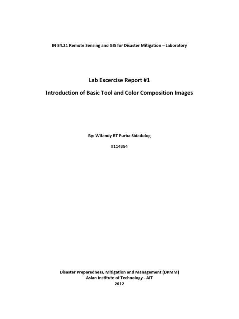 Remote Sensing Lab Assignment | PDF | Geographic Information System ...