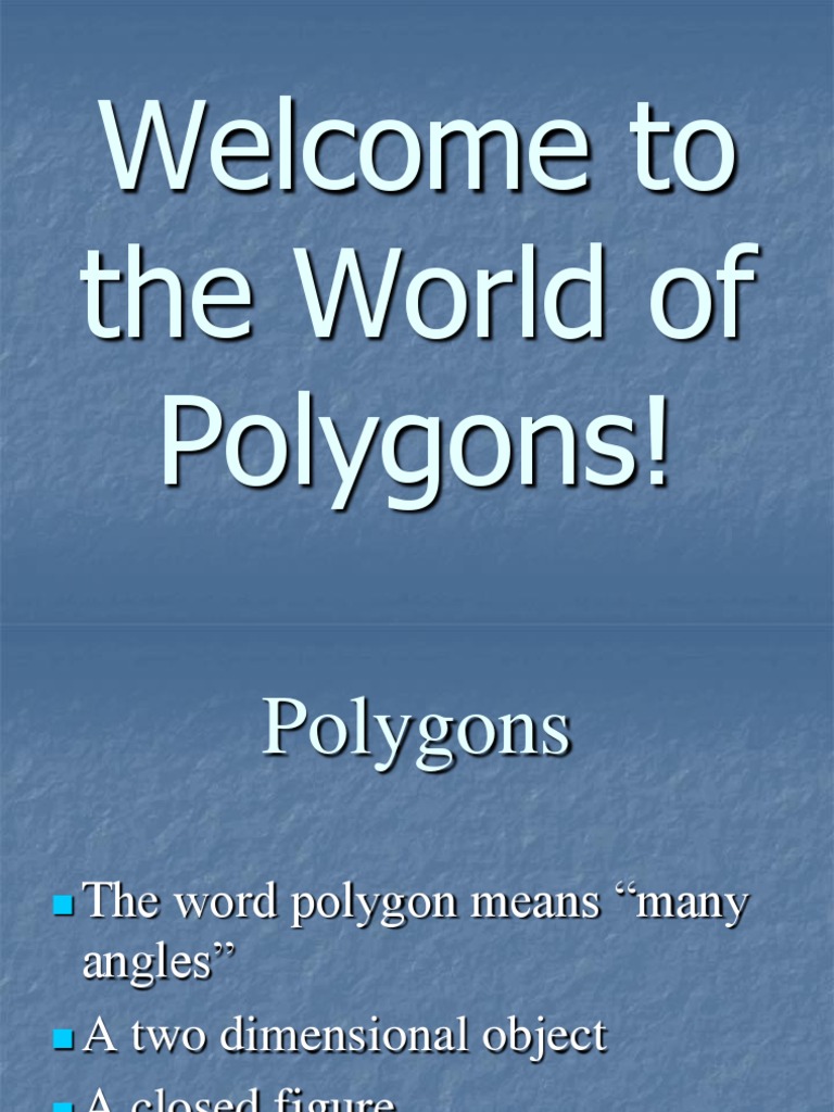 Understanding Polygons and Their Types | PDF | Teaching Methods ...