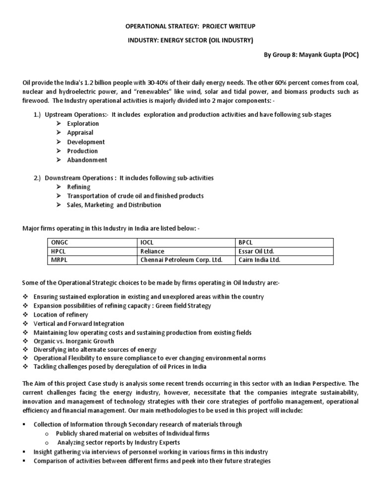 Operational Strategy Workline | PDF