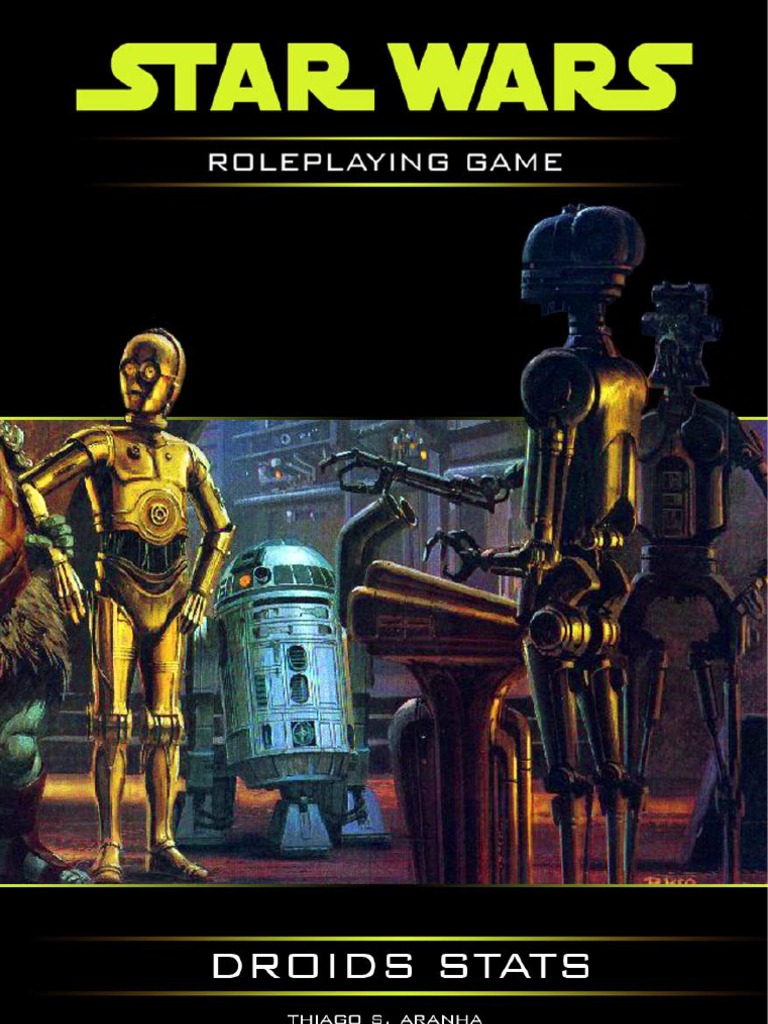 Star Wars RPG Droid Stats | Download Free PDF | Android (Robot ...