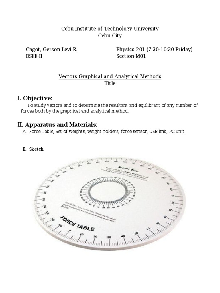 Vectors: Graphical & Analytical Methods | PDF | Euclidean Vector | Force