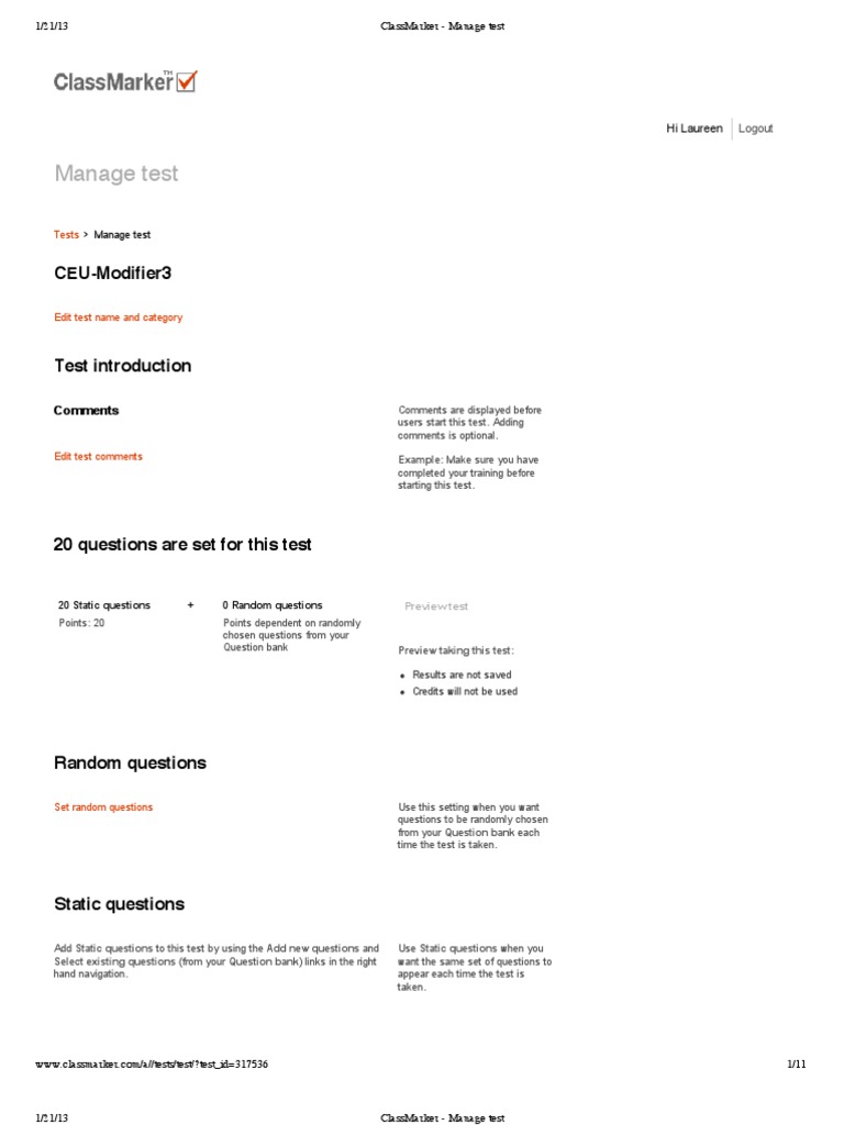Modifier CEU Test | PDF | Surgery | Anesthesia