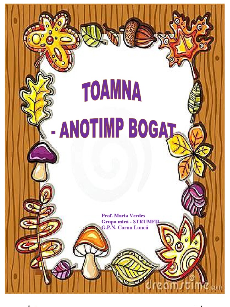 Proiect Tematic Toamna-Anotimp Bogat | PDF