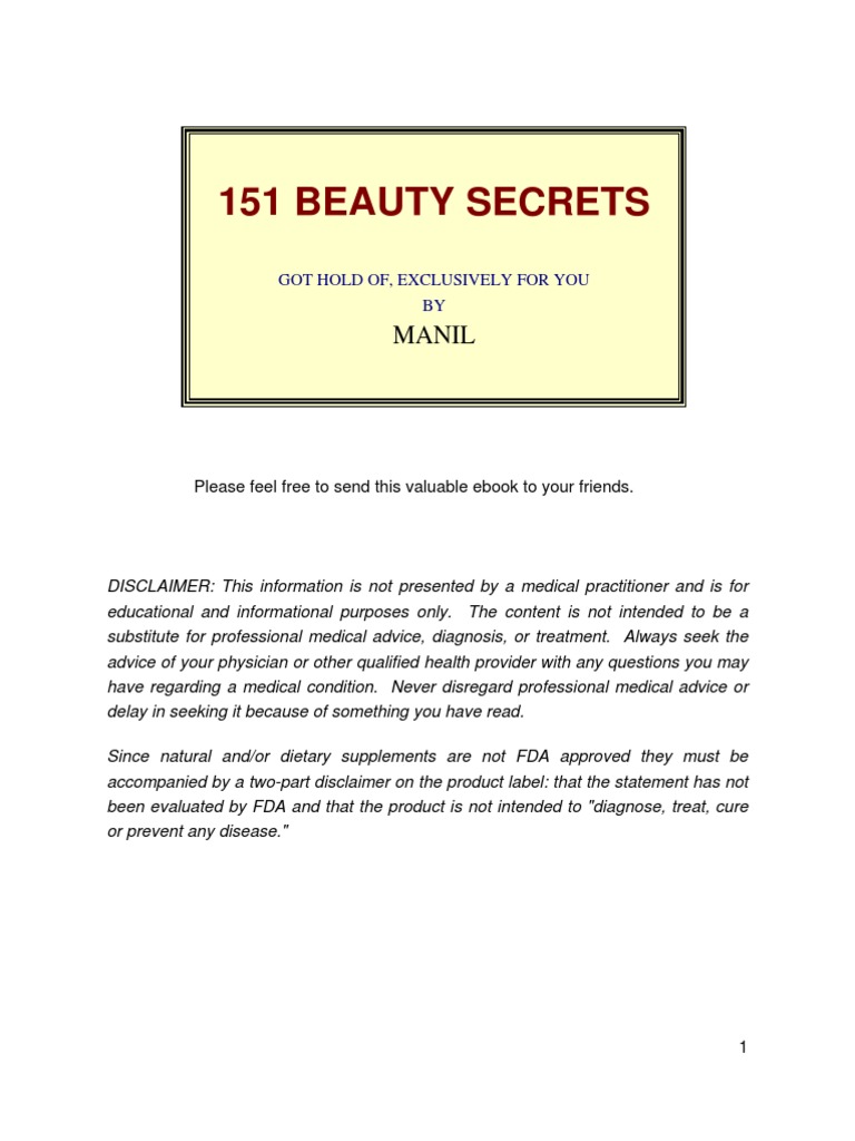 Timeless Beauty Secrets Revealed | PDF | Self-Improvement | Lifestyle