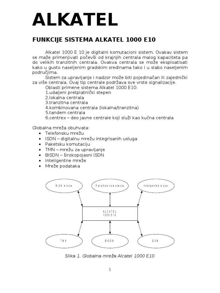 Alcatel E10 | PDF