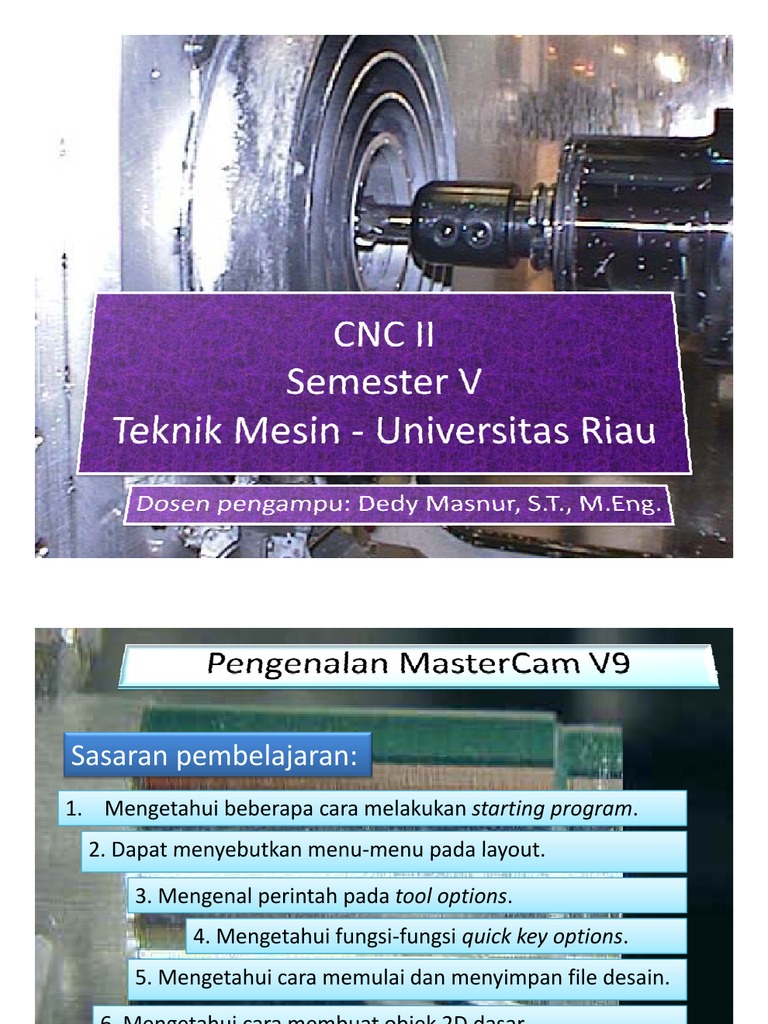 Mengenal MasterCam | PDF