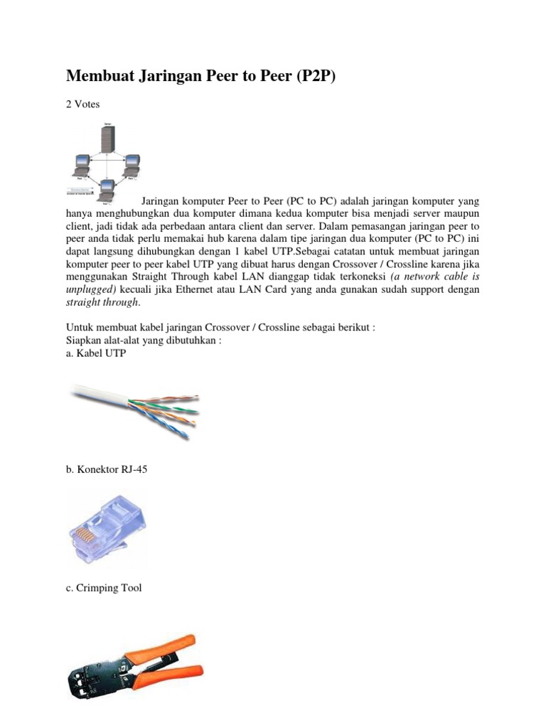 Jaringan Peer To Peer | PDF
