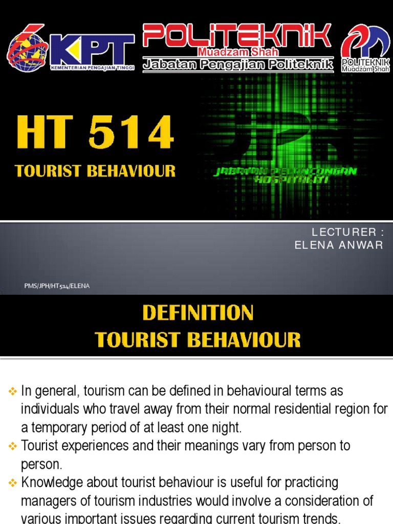 Tourism Behaviour | PDF | Tourism | Consumer Behaviour