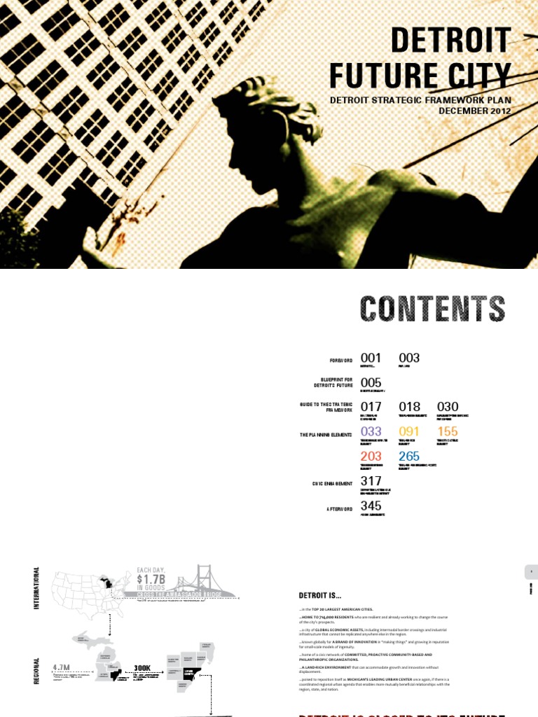 Detroit Future City Plan - Detroit Works Project 2013 | PDF | Quality ...