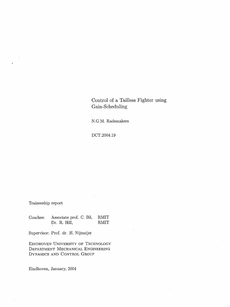 LQR Control With Matlab | PDF | Flight Dynamics (Fixed Wing Aircraft ...