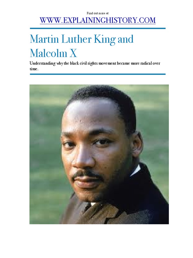 Martin Luther King and Civil Rights | PDF | African American Civil ...