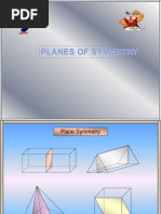 Planes of Symmetry in 3D Shapes | PDF | Shape | Geometric Objects