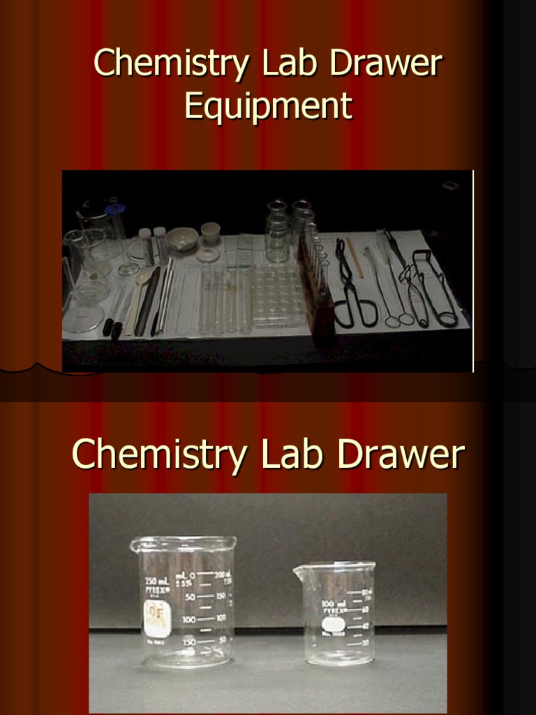 Chemistry Lab Drawer Equipment | PDF | Wellness