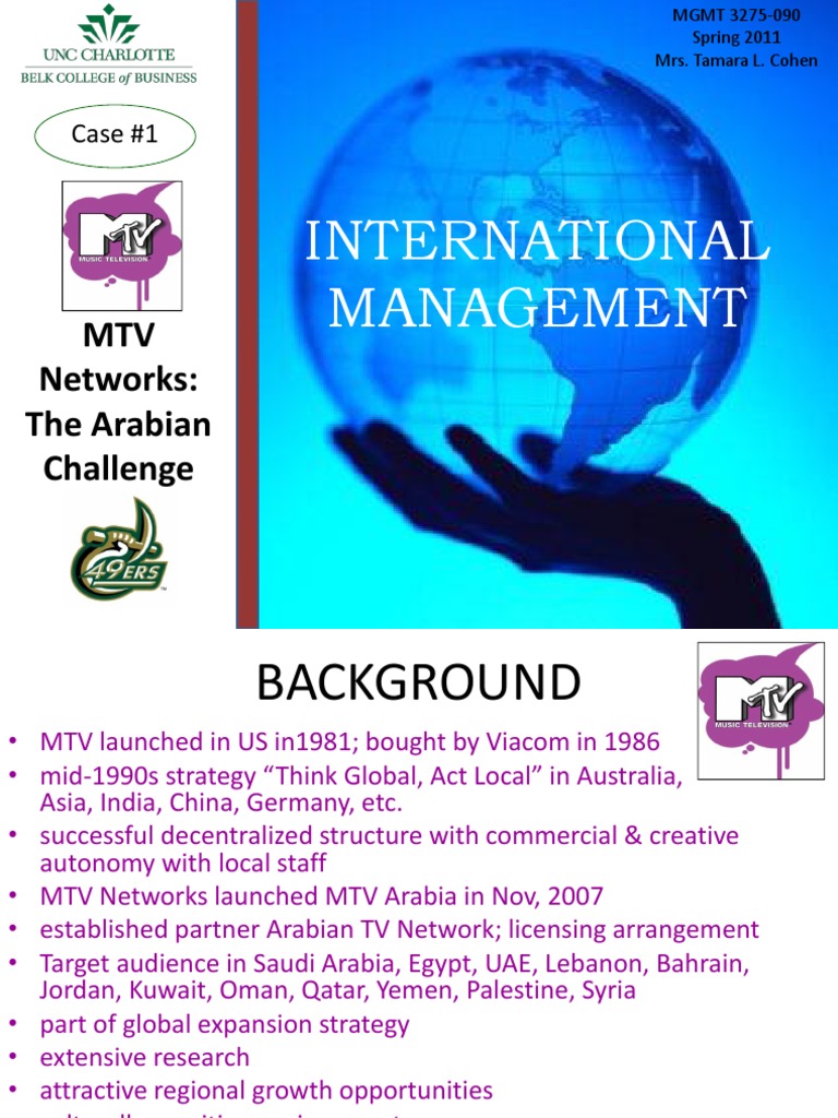MTV Case | PDF | Arabian Peninsula | Mtv