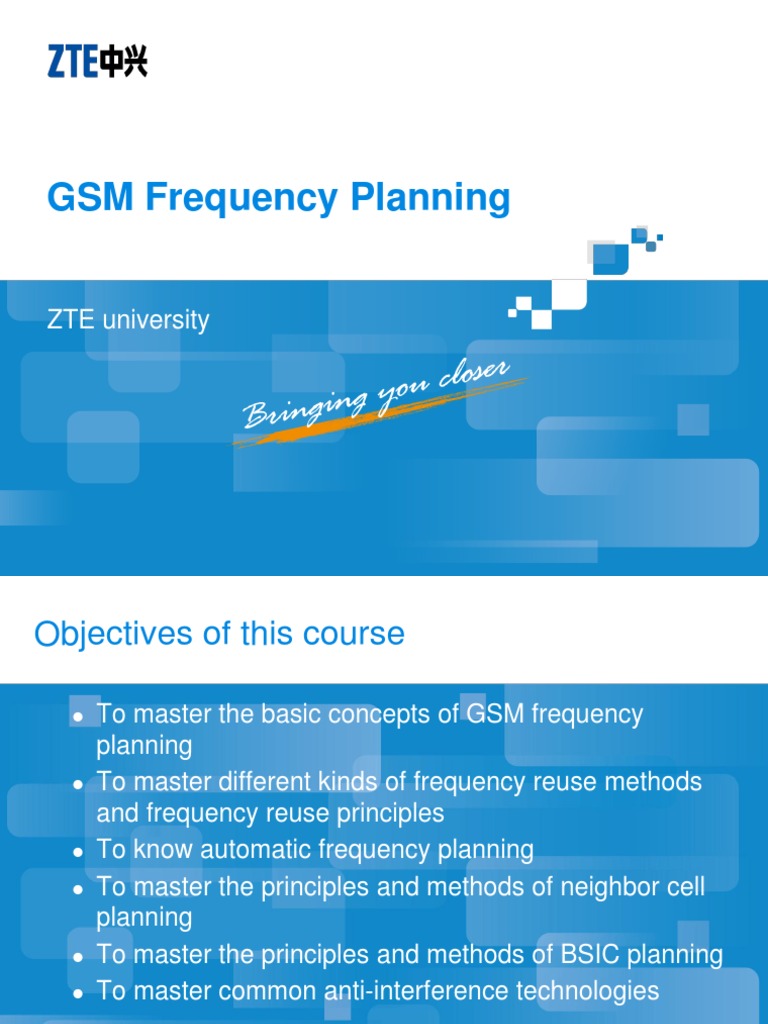 Frequency Planning | PDF | Cellular Network | Gsm