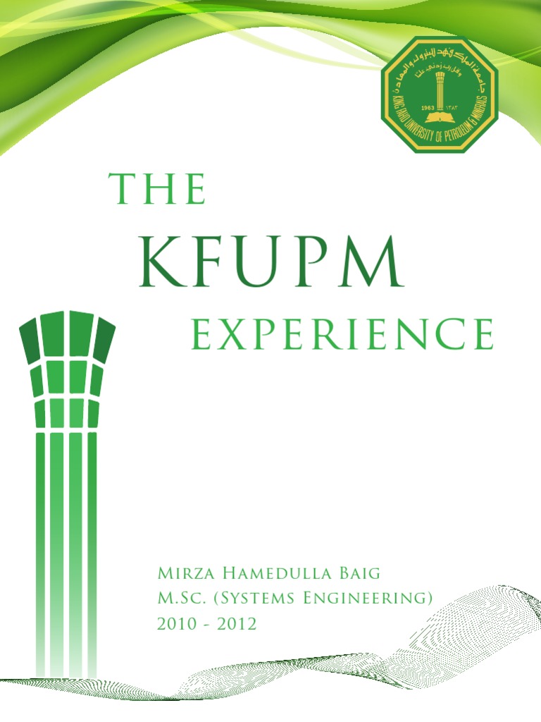 The KFUPM Experience | PDF | Course Credit | Master Of Science