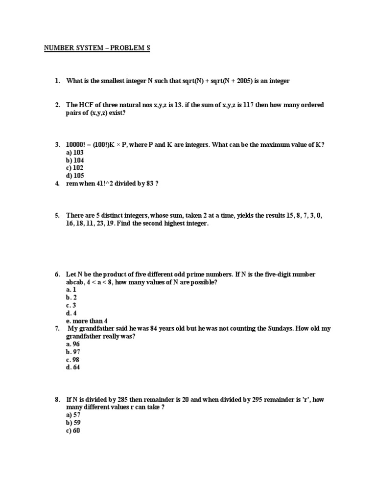 NUMBERS | Download Free PDF | Numbers | Tournament