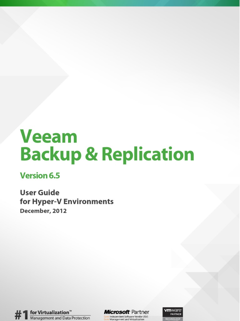 Veeam Backup & Replication - User Guide For Hyper-V Environments | Download Free PDF | Hyper V ...