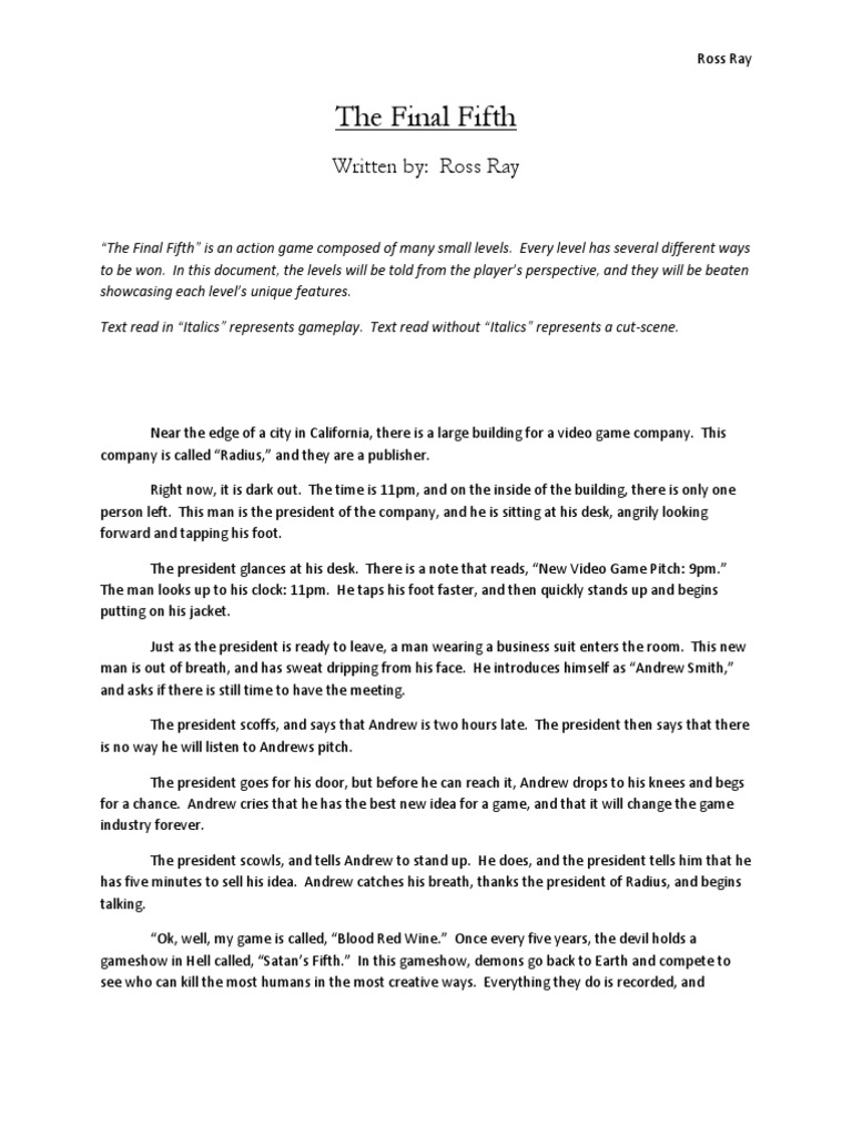 The Final Fifth | PDF | Leisure