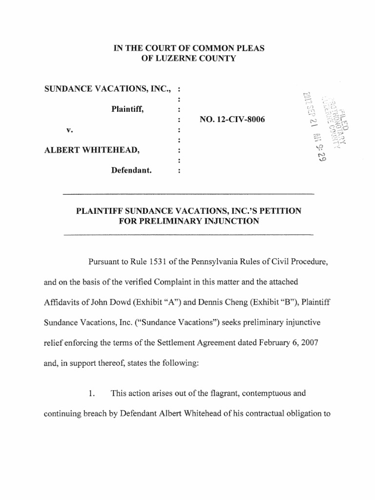 Petition for Preliminary Injunction (00061145) | Ip Address | Internet ...