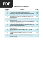 Scale For Ranking Health Conditions and Problems According To ...