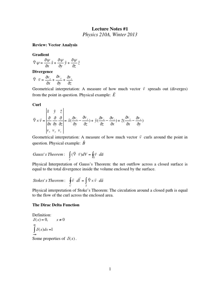 Jackson Electrodynamics, Notes 1 | PDF | Force | Classical Mechanics