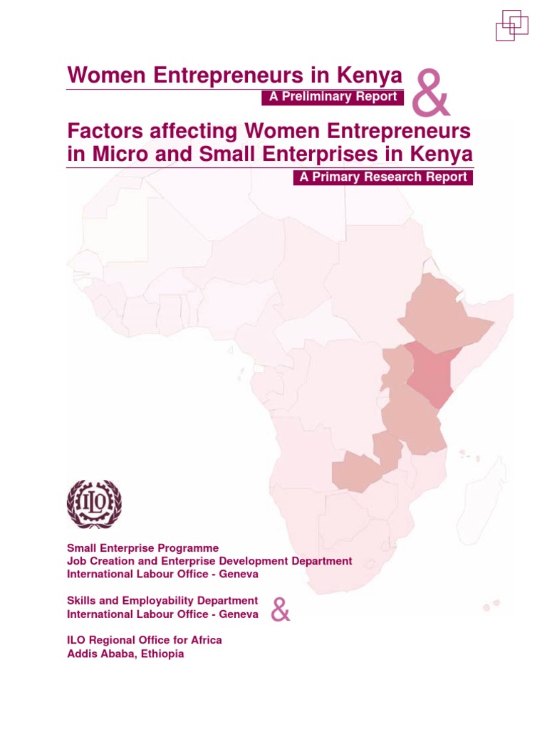 Women Entrepreneurs in Kenya & Factors affecting Women Entrepreneurs in ...