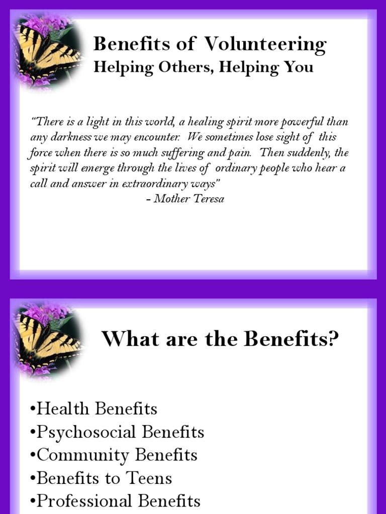 5-Benefits of Volunteering | PDF | Volunteering | Loneliness