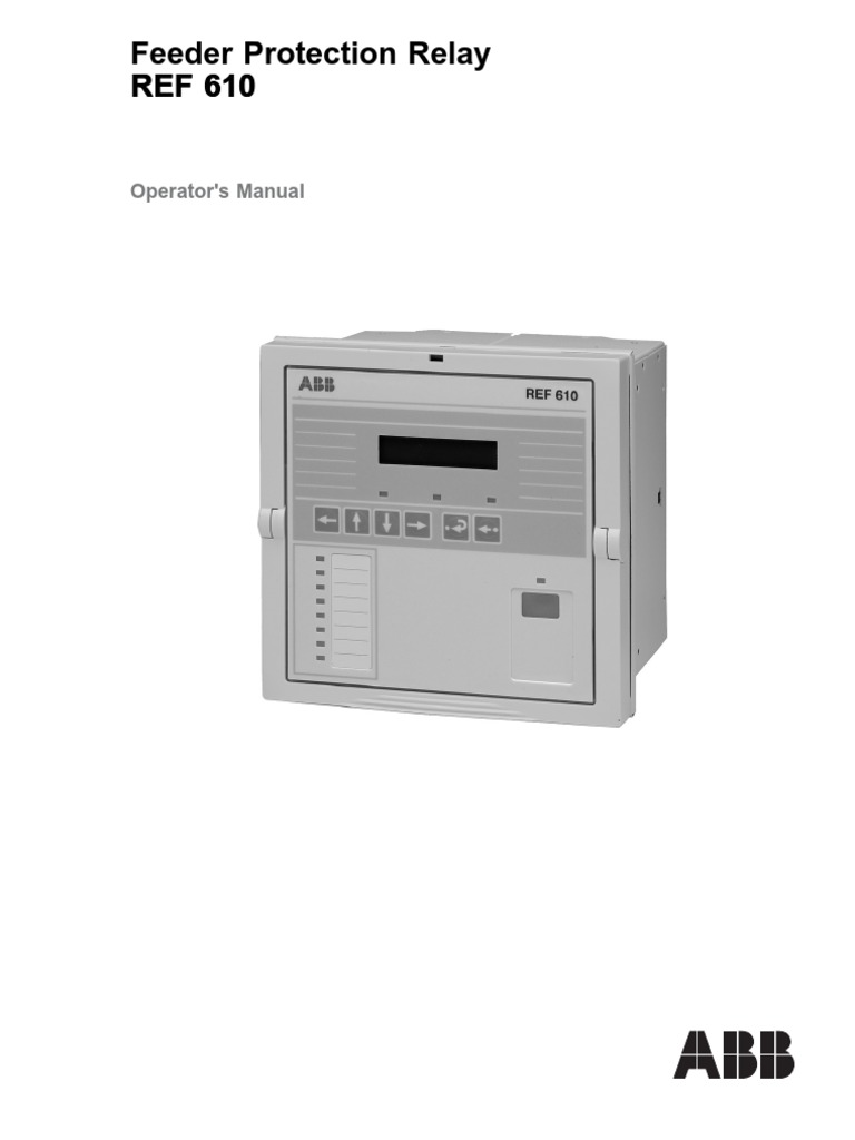 Le ABB 610 Day Du Huong Dan Reset Lock Out | PDF | Menu (Computing) | Relay