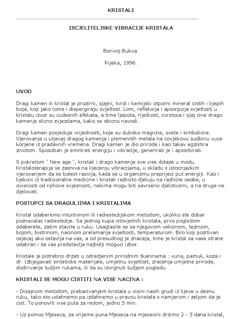 Kristali | PDF