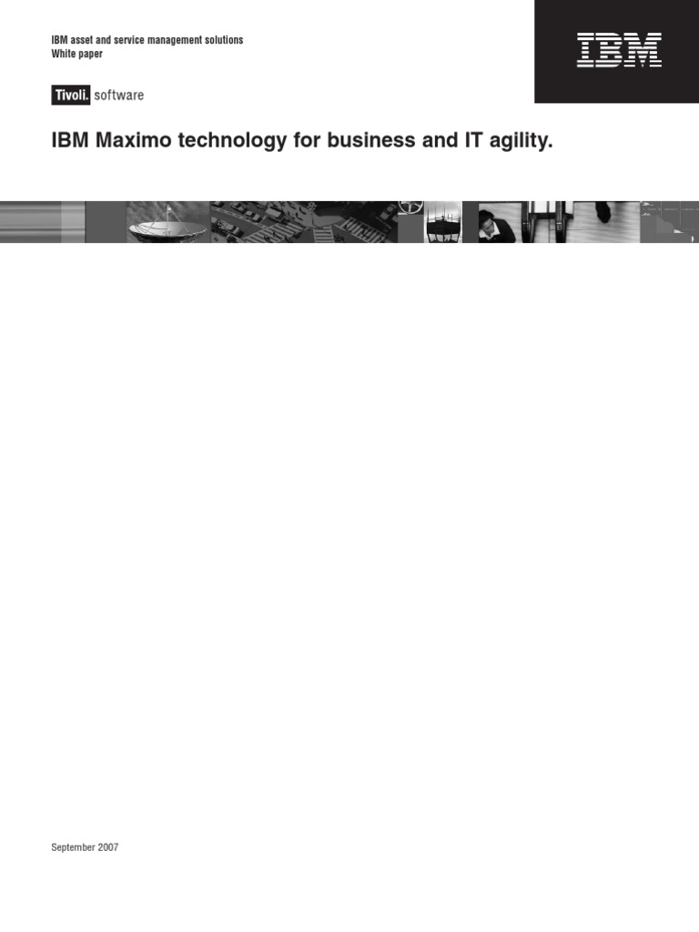 IBM Whitepaper Maximo For Business and I | PDF | Service Oriented ...