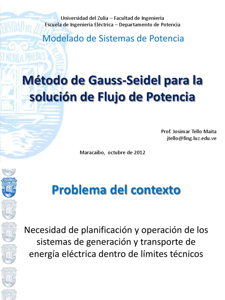 3.estudio de Flujo de Potencia. Newton Raphson | PDF | Ecuaciones ...