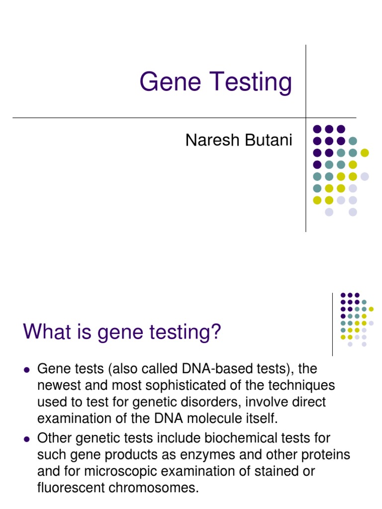 Gene Testing | Genetic Testing | Genetic Disorder