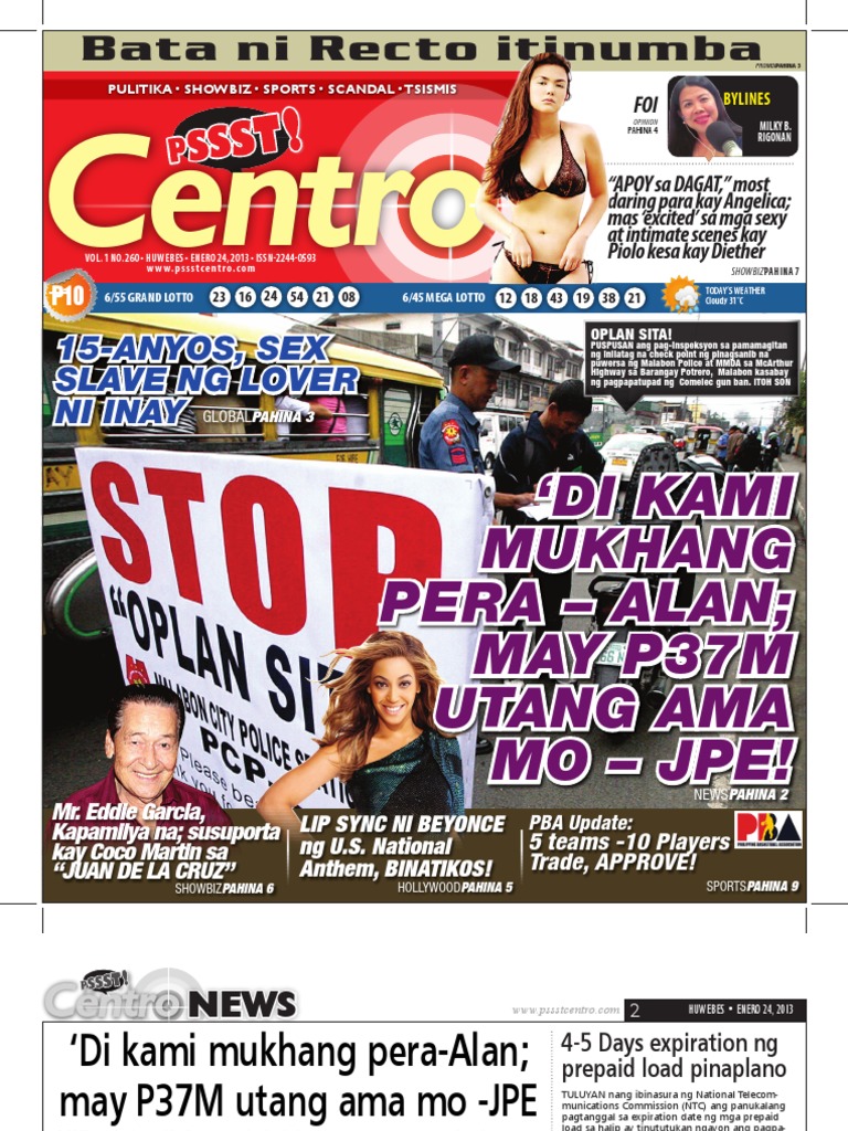 PSSST CENTRO JAN 24 2013 Issue | PDF