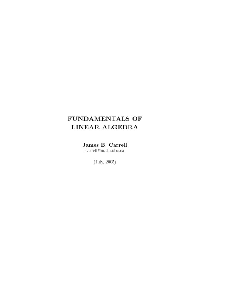 Linear Algebra | PDF | Determinant | Matrix (Mathematics)