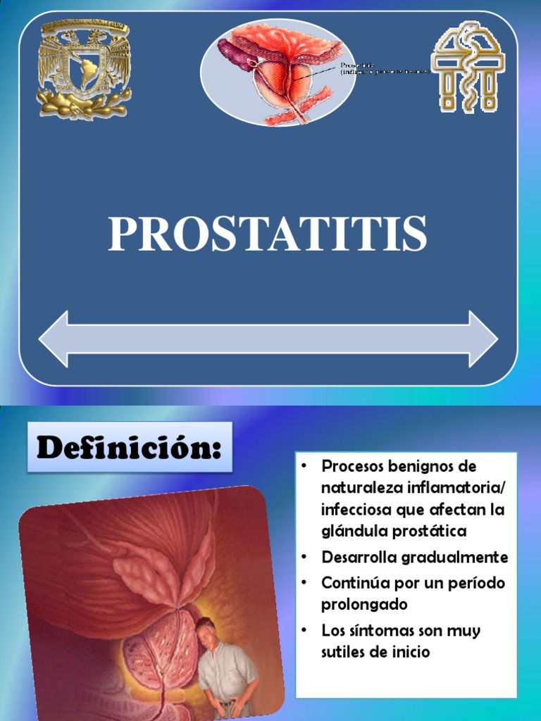 PROSTATITIS.pptx | Especialidades Medicas | Inmunología