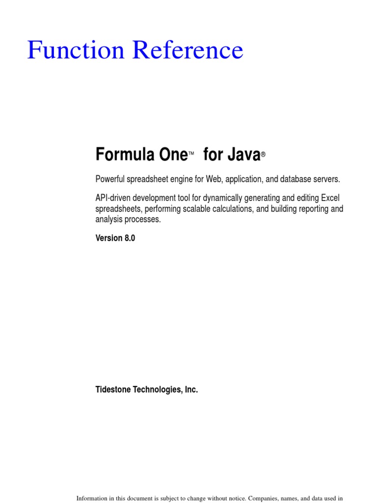 Formula One PDF | PDF | Parameter (Computer Programming) | Spreadsheet