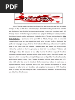 Coca-Cola Strategic Plan Overview | PDF | Coca Cola | Pepsi Co