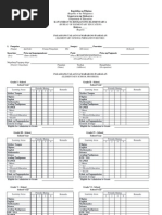 DepEd Form 137 BLANK | PDF | Philippines | Schools
