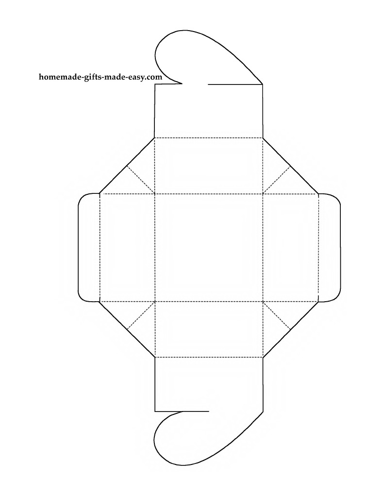 Heart Box Template Us Letter. | PDF
