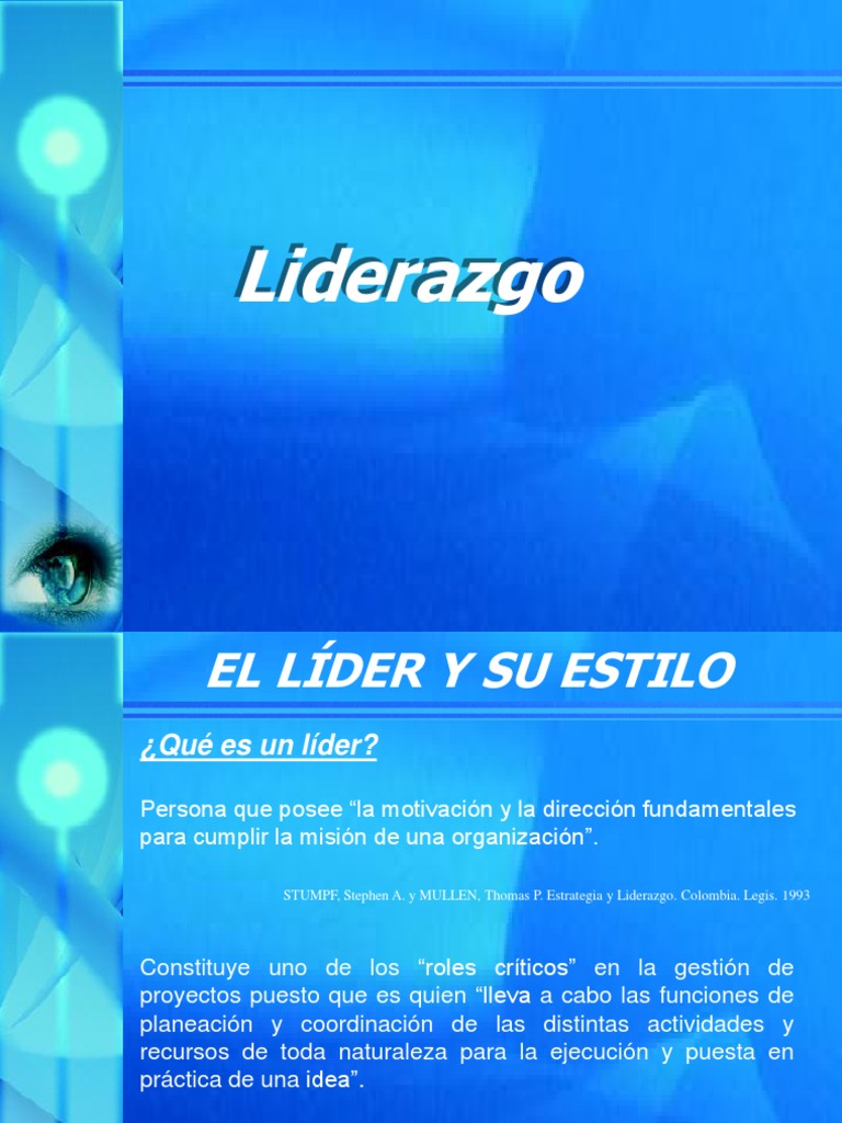 06 Liderazgo.ppt | Liderazgo | Liderazgo y tutoría