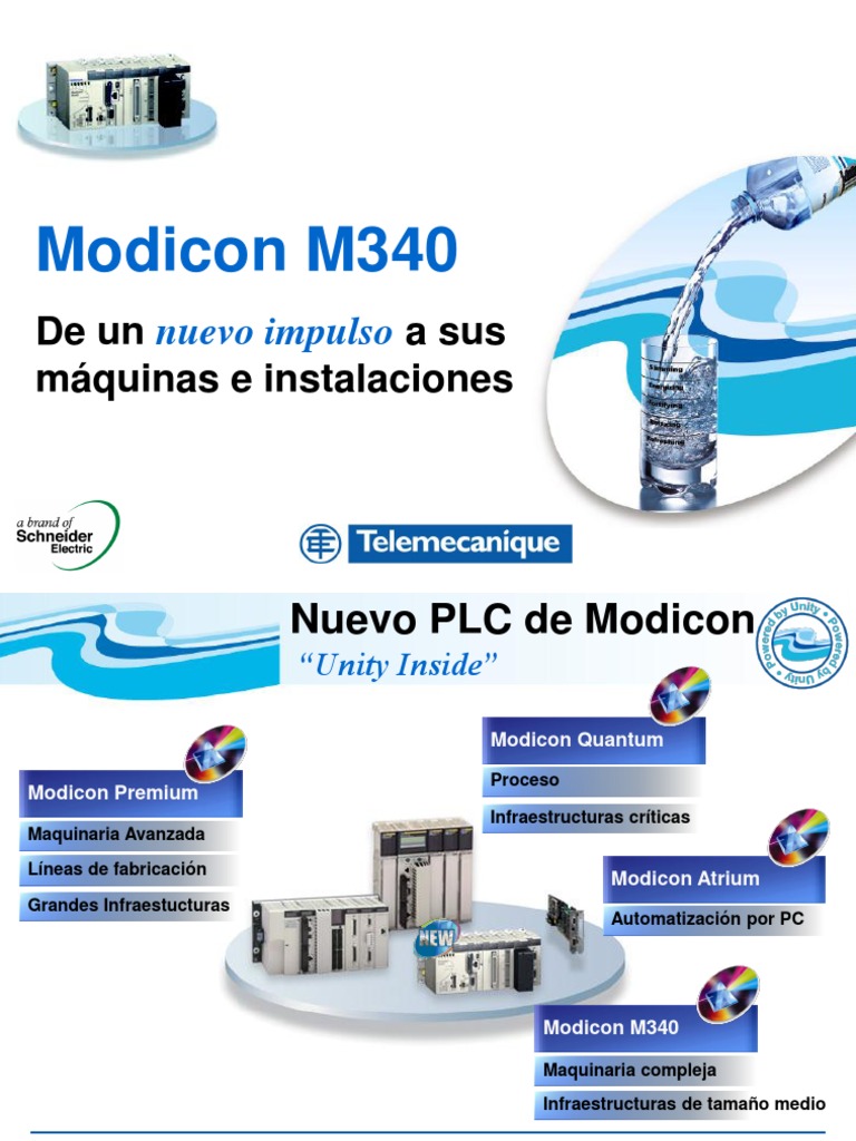 Modicon M340 PRESENTACION2 | PDF | Unidad Central de procesamiento ...
